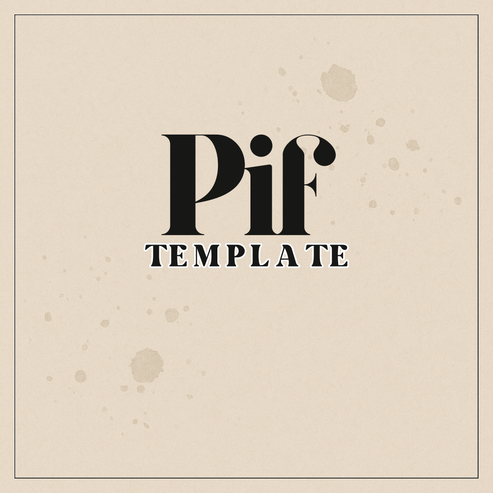 PIF (Product Information File) & Guide – Cosmetic Assessment Support