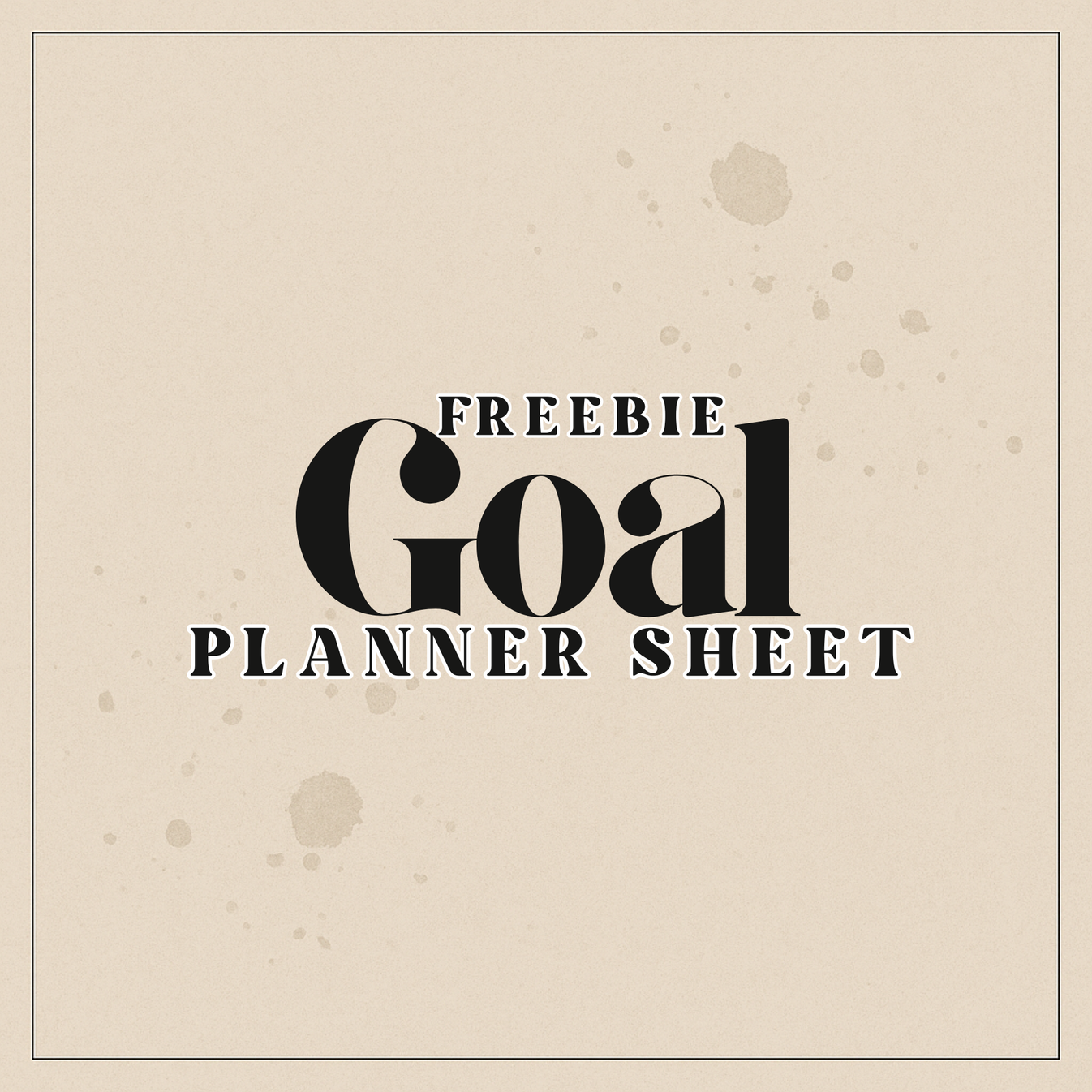 Freebie Digital Goal Planning Sheet – Cosmetic Assessment Support